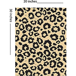 Animal Print Tissue Paper for Gift Bags - 24 Decorative Sheets 20 Inches X 30 Inches (Leopard Safari)