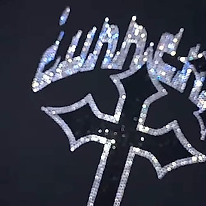 NaranjaBurbuja Y2K Rhinestone Full Zip Up Hoodie Women Man Goth Graphic Oversized Punk Jackets Grunge Sweatshirt Coat Halloween Clothes Harajuku Streetwear (E-Black Cross, M)