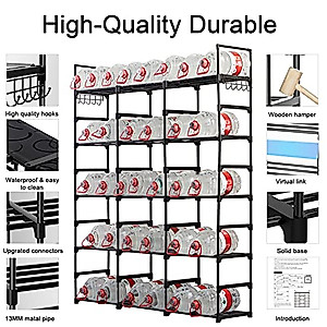 Mavivegue 9 Tiers Shoe Rack and Mavivegue5 Tier Shoes Rack for Closet Entryway