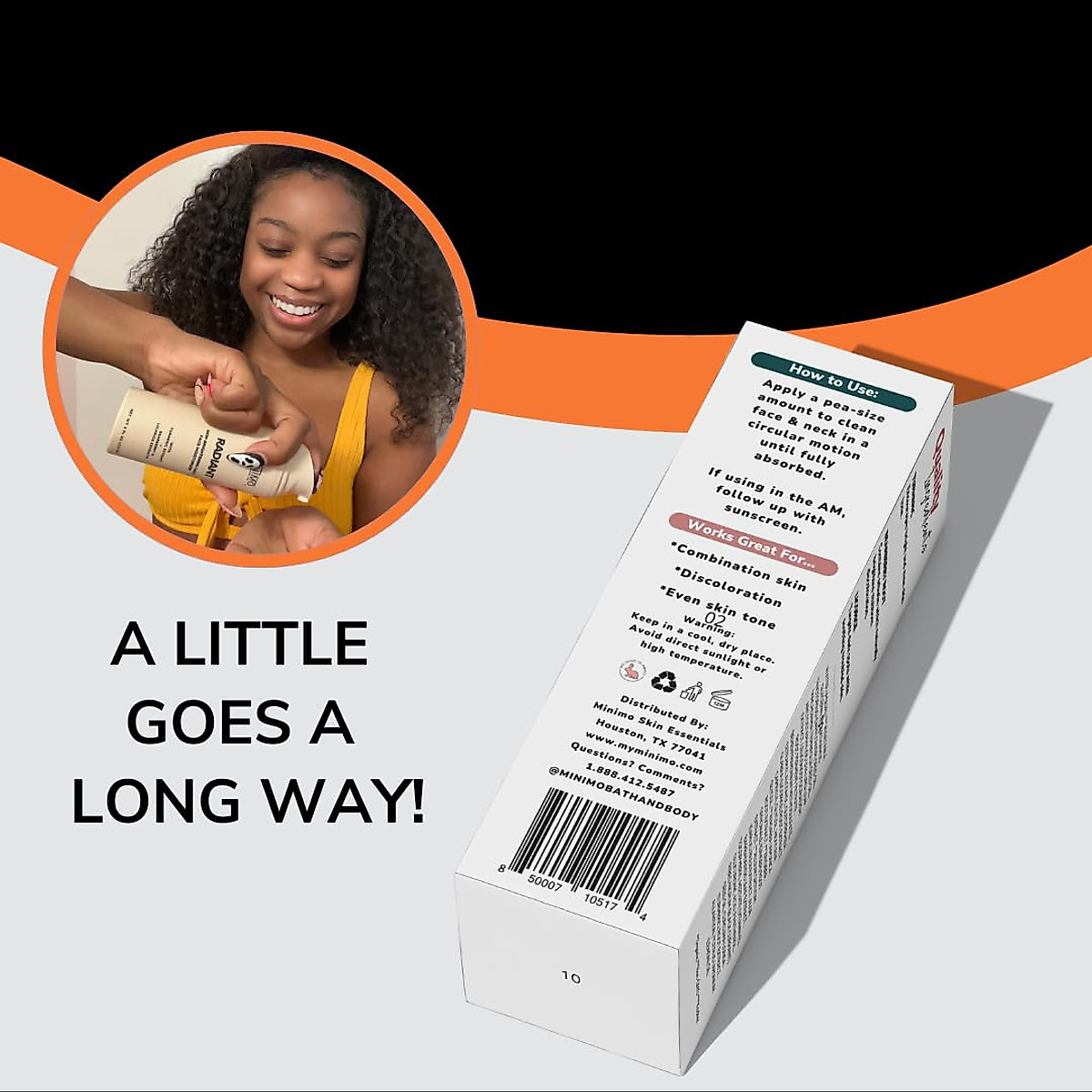 Minimo Radiant Brightening Daily Face moisturizer for Women | Naturally brightens skin discoloration and hyper-pigmentation |Best face moisturizer for women |face sunscreen moisturizer for oily skin