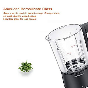 Joyoung JYL-Y15U Professional Grade Countertop Blender, Soy Milk Maker, Juicer, Food Processor, Makes Warm Drink at 47 Oz and Cold Drink at 60 Oz with One-Click Cleaning Function