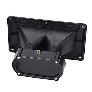 EBTOOLS Wide Dispersion Horn, 3 to 20KHz High Sensitivity 2 Piezoelectric Dual Drive Horn Tweeters, Used in Loudspeaker Tweeters, Dispersed Tweeters