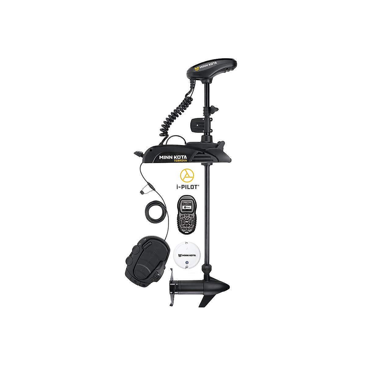Minn Kota 1358856 Terrova Freshwater Electric-steer Bow-Mount Trolling Motor with Universal Sonar 2 & i-Pilot GPS, 55 lbs Thrust, 45" Shaft