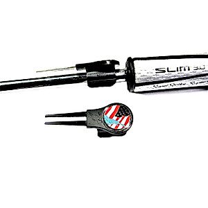 Putter Mounted Divot Tool and Ball Marker - Liberty