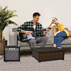 Stringo 20 Watt Guitar Amplifier Black .Practice Mp3 Input. Clean and Overdrive Channel