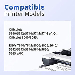 MYCARTRIDGE SUPRINT 62XL Ink Remanufactured Ink Cartridge Replacement for HP 62XL Black and Color OfficeJet 5740 5741 5742 5743 Series Envy 5541 5542 5660 5661 7640 5665 5640 5642 5643 Printer Ink 62