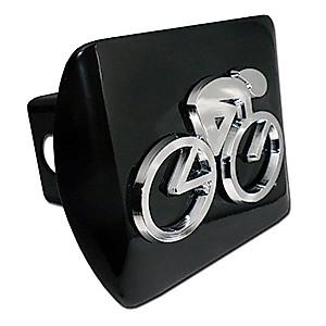 Elektroplate Cycling All Metal Black Hitch Cover