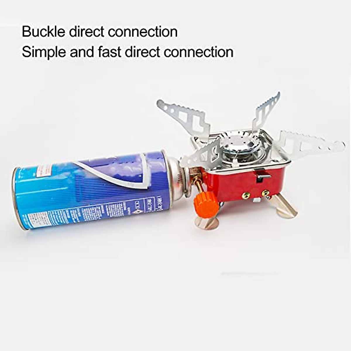 2800W Camping Stove Electronic Ignition Backpacking Stove Portable Butane Gas Stove with Storage Bag Durable Reliable for Outdoor Picnic Barbecue