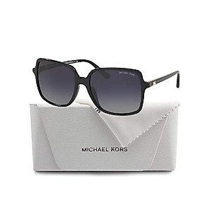 Michael Kors MK2098U 3781T3 56MM Black/Grey Gradient Polarized Square Sunglasses for Women+ BUNDLE With Designer iWear Eyewear Kit