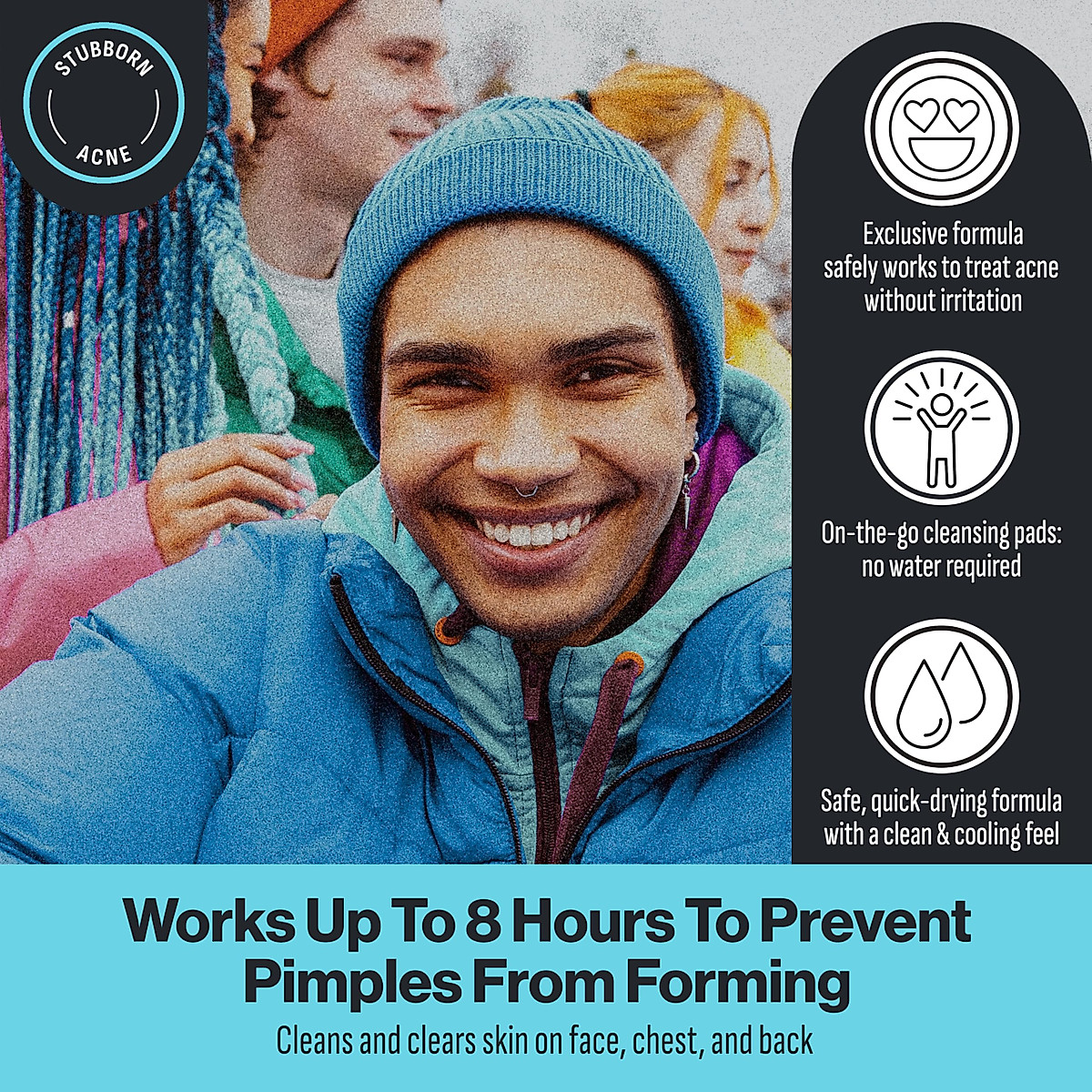 Oxy Deep Pore Acne Facial Cleansing Pads, Maximum Strength 2% Salicylic Acid Stubborn Acne Treatment, Fights Breakouts, Exfoliates, Unclogs Pores, Treats Blackheads, Dermatologist Recommended, 90 Pads