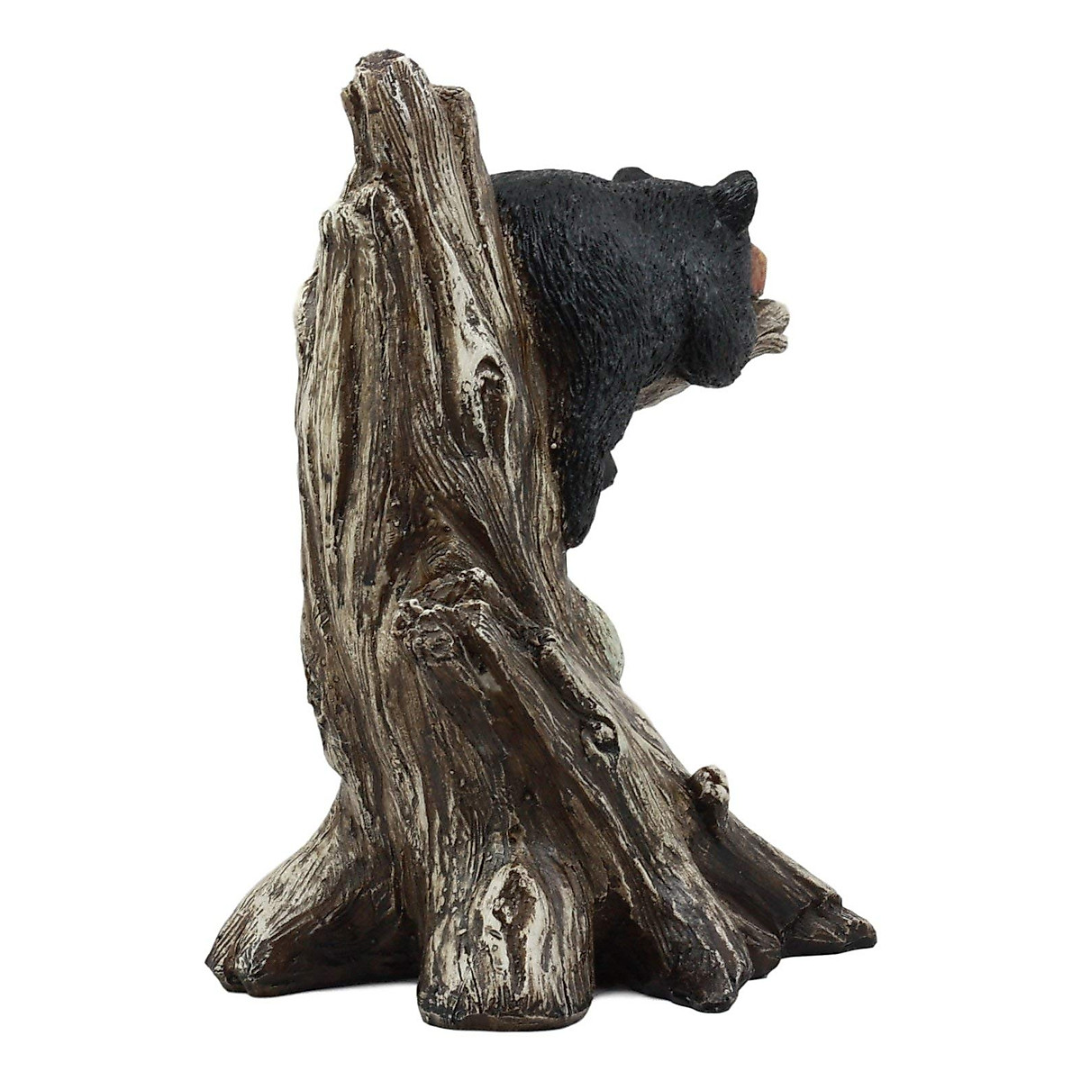 Ebros Lazy Days of Summer Black Bear Sleeping On Tree Branch Statue Wildlife Forest Rustic Cabin Decor Bear Figurine