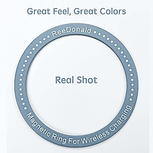 Reedonald Magnetic Rings 3Pack,Universal Metal Magnet for Wireless MagSafe Charge