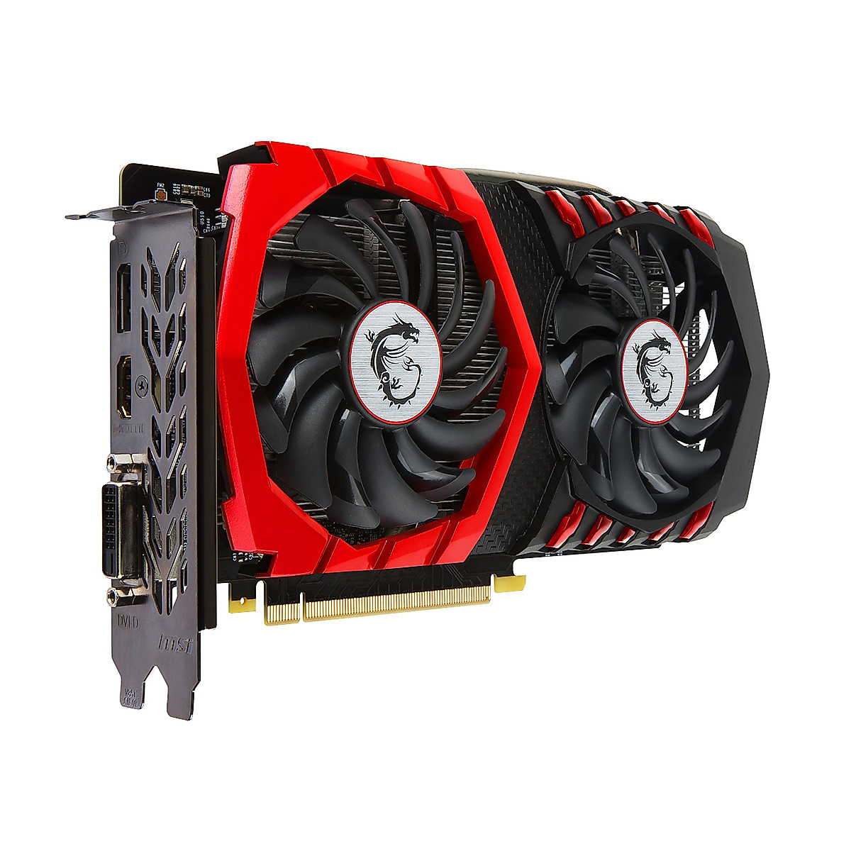 MSI GeForce GTX 1050 Ti Gaming graphics card with Twin Frozr VI cooling system