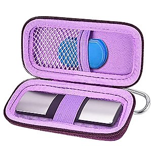 Heart Monitor Case Compatible with AliveCor for Kardia Mobile ECG/for KardiaMobile 6L for Apple and Android Device - CASE ONLY(Purple)