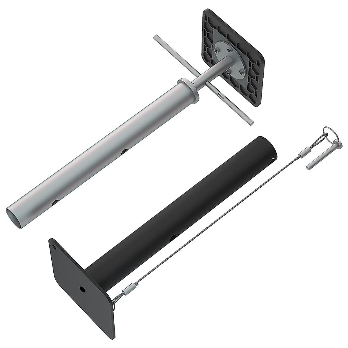 TeukRiGa RV Slide Out Support Jacks, 20"-42" Heavy Duty Slide Out Stabilizers for RV, Camper, Travel Trailer, Supports Up to 5,000 lbs Each, 2Pcs