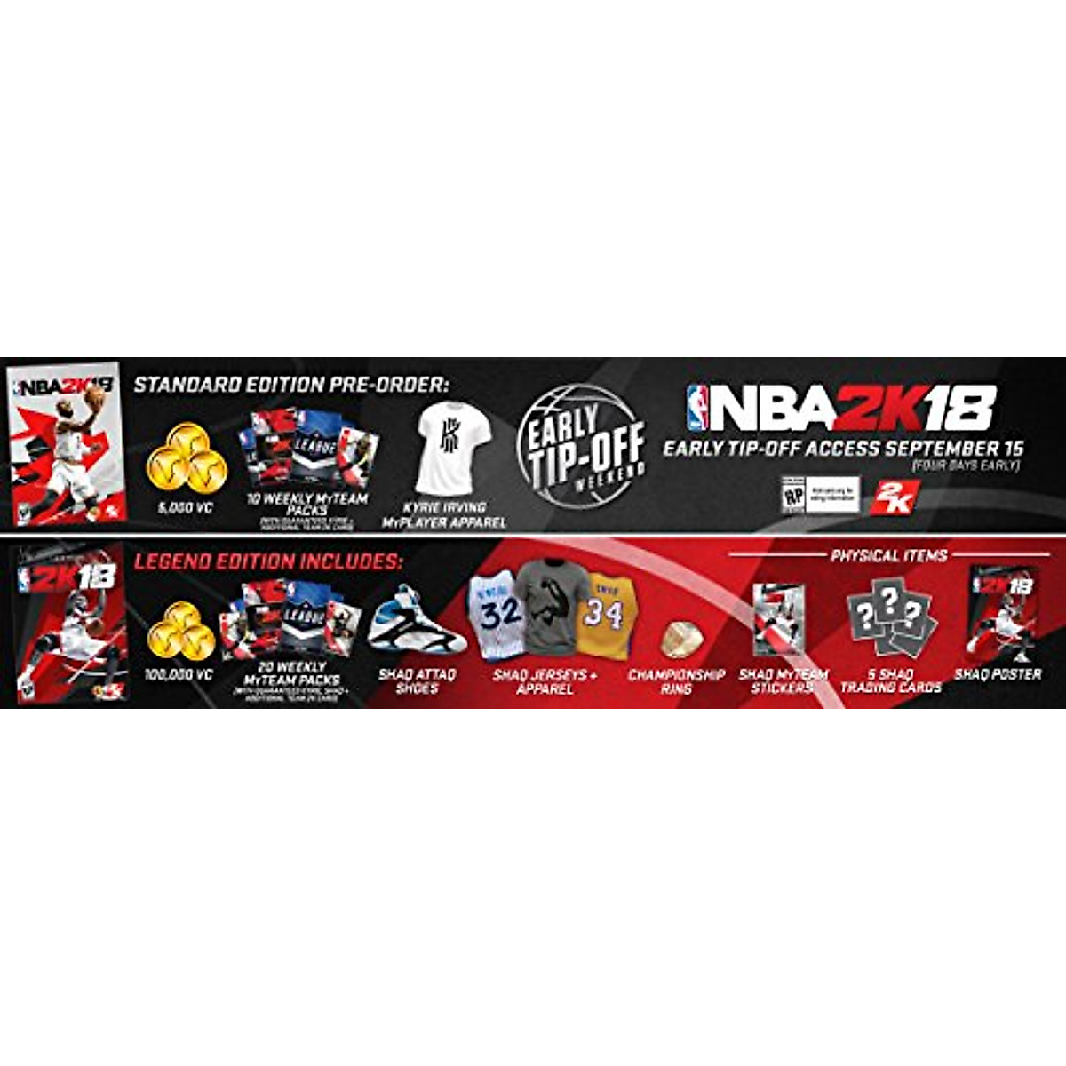 NBA 2K18 Legend Edition - Nintendo Switch