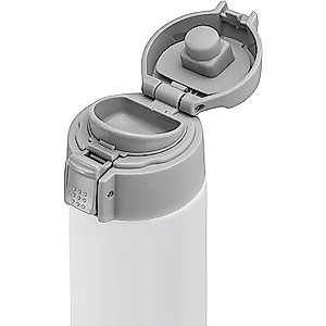 ZWILLING Thermo Travel Bottle, 15.2 oz, Silver-White
