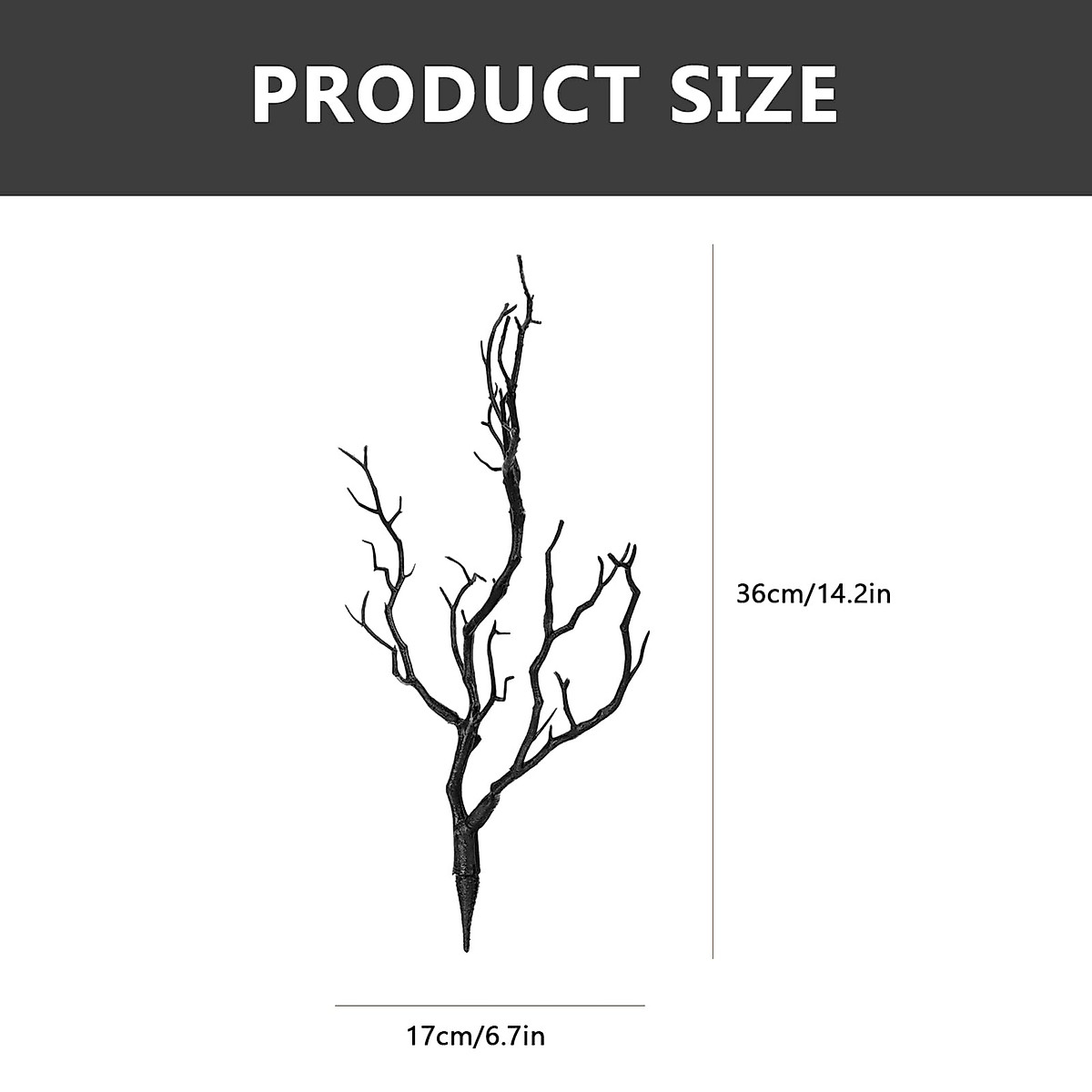 ABOOFAN 3pcs Branch Manzanita Branches Fake Dried Tree Branches Simulation Coral Plant Twigs DIY Antler Headdress Craft Halloween Party Home Decoration