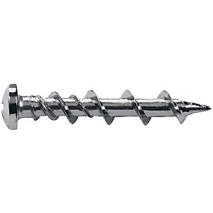 The Hillman Group 42005 3/16-Inch by 1-1/4-Inch WallDog Pan Head Phillip Screw, Chrome