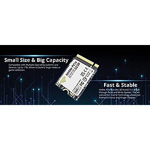 Timetec 1TB M.2 2230 SSD NVMe PCIe Gen3x4 Single Sided Solid State Drive Compatible with Steam Deck, Microsoft Surface pro 9/ pro 8/pro 7+/pro X/laptop3/laptop4/laptop go/book3, Mini PCs