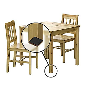 Slipstick GorillaPads CB142 Non-Slip Furniture Pads/Grippers (Set of 8) Furniture Leg Floor Protectors, 2 Inch Square, Black