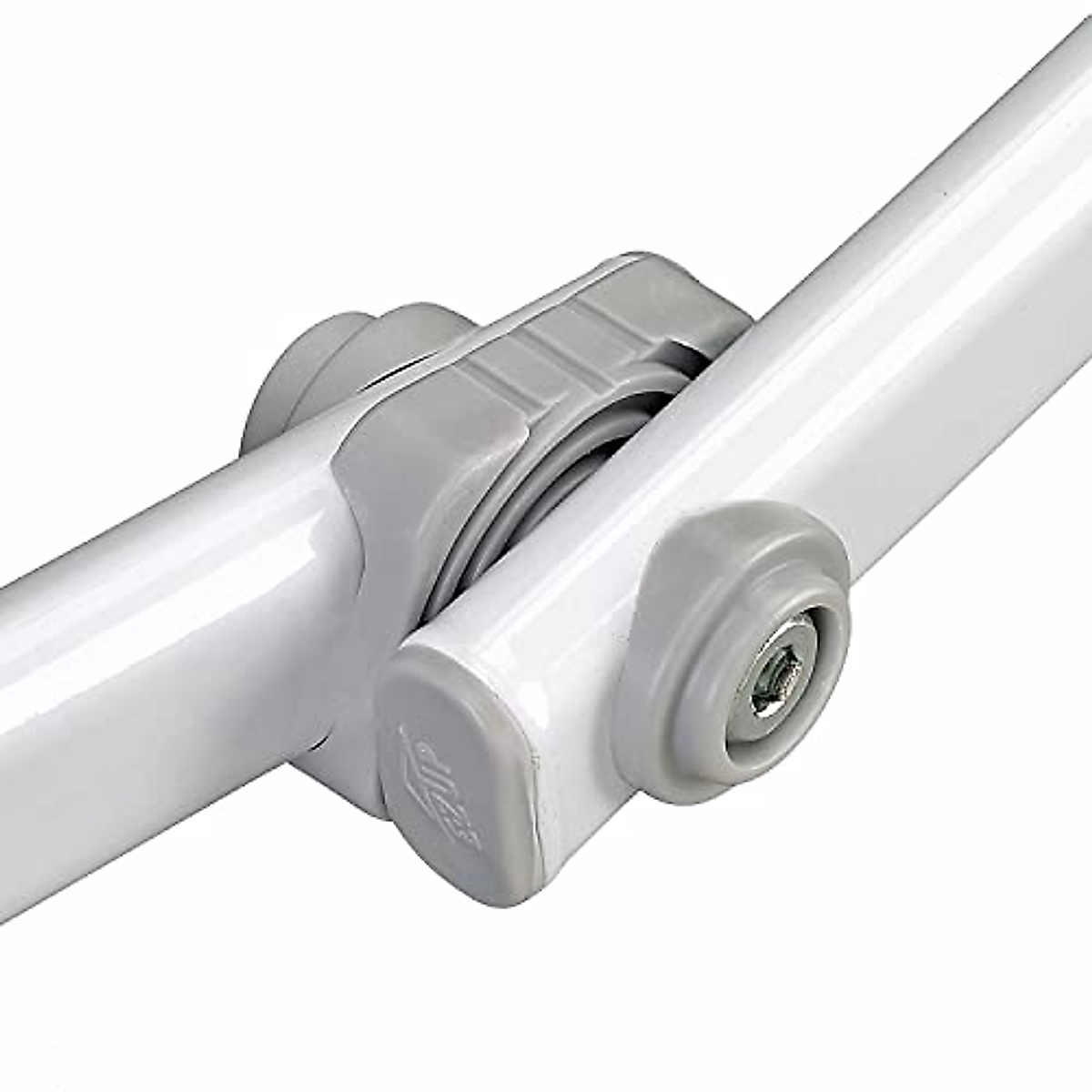 E-Z UP Sprint 10' X 10' Shelter with Geo Print, Aqua Top, and White Frame