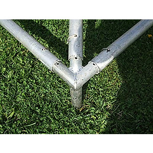 TentandTable 20' x 20' West Coast Frame Canopy Tent, White Translucent, Indoor/Outdoor, 33-80 Person, for Parties and Vendor Events, Heavy Duty, Waterproof Vinyl Tents, Commercial, Residential Use