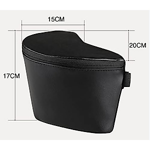 Flatsons Guitar Cushion Guitar Bass Cushion PU Leather Cover Support for Classical Acoustic Electric Guitar Players Guitarist Musical Instruments Accessories Tool (FA-60S Black)