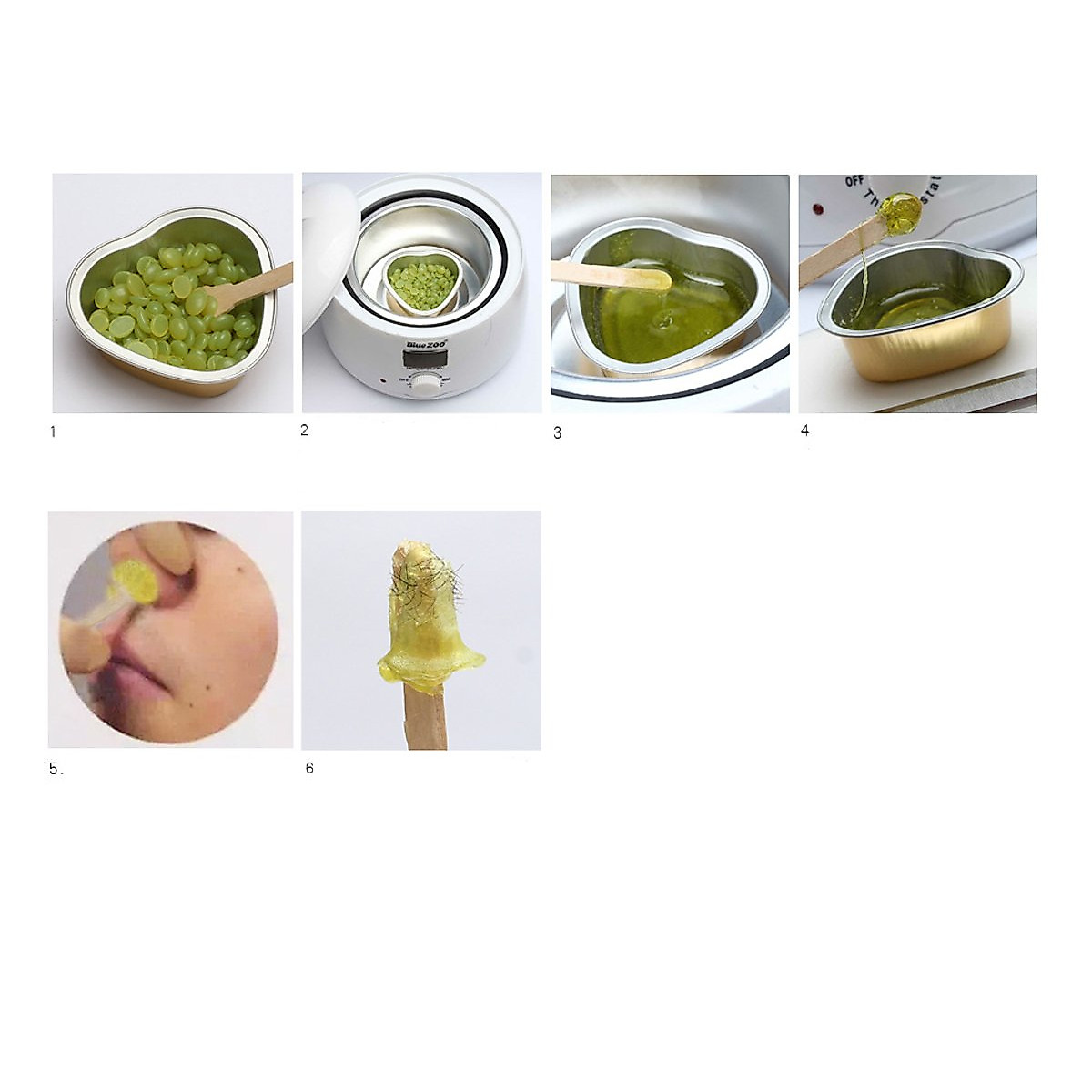 Fodattm 100PCS Wood Wax Applicator Sticks Spatulas for Eyebrow Nose Hair Removal Ice Cream and Mask Sticks Applicator