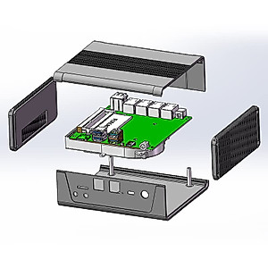 AMD Ryzen R5-5600U Low-Power 8-core 16-Thread Soft Routing Mini Host/I226-V/Aluminum Case (16G/128G)