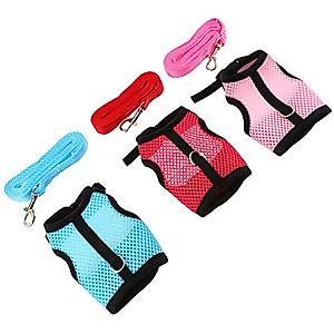 Small Pets Supplies Lovely Bunny Vest Harness and Leash Set Practical Pet Supplies for Ferret Rats