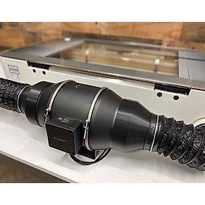 LEAK FREE 6"-4" Reducer Adapter for 6" AC Infinity Inline Fan S6/T6 (2 Pack)