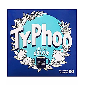 TYPHOO Typhoo Decaffeinated, 80 CT
