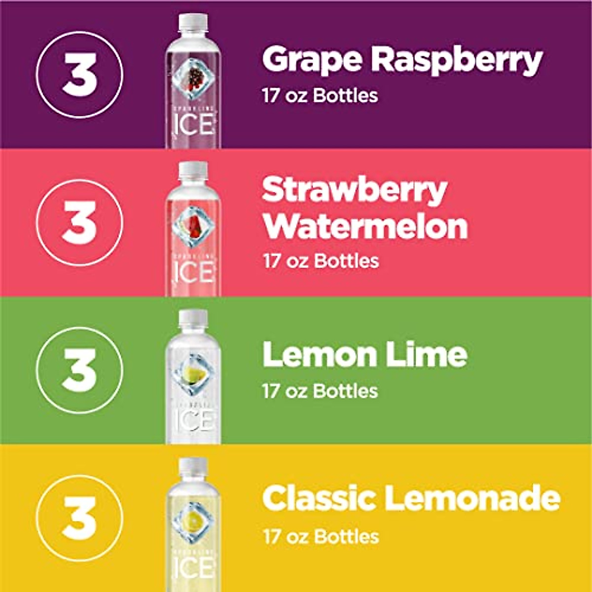 Sparkling Ice: Zero Sugar Flavored Sparkling Water Variety Pack