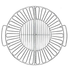 ZBXFCSH 13.5'' Charcoal Ash Basket Fits for Large Big Green Egg Grill, Kamado Joe Classic, Pit Boss, Louisiana Grills,Primo Kamado Grill and Other Grills.