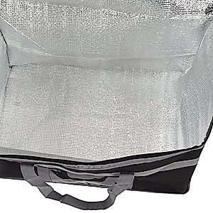 Insulated Bag, 38L Large Capacity, Reusable Cooler Bag with 2 Handles. Keep Food New, Exquisite for Grocery Shopping, Picnics, and Delivery