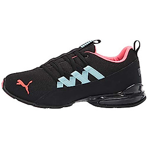 PUMA Womens Riaze Prowl Cross Trainer, PUMA Womens Black-Ignite Pink-Aquamarine, 7