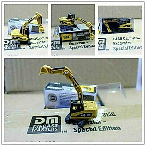 YUNWAY 1:160 N Scale Vehicles, Mini N Scale Trains, Alloy Construction Vehicle Model for N Scale Railroad, Train Set, Collection, Age 13+