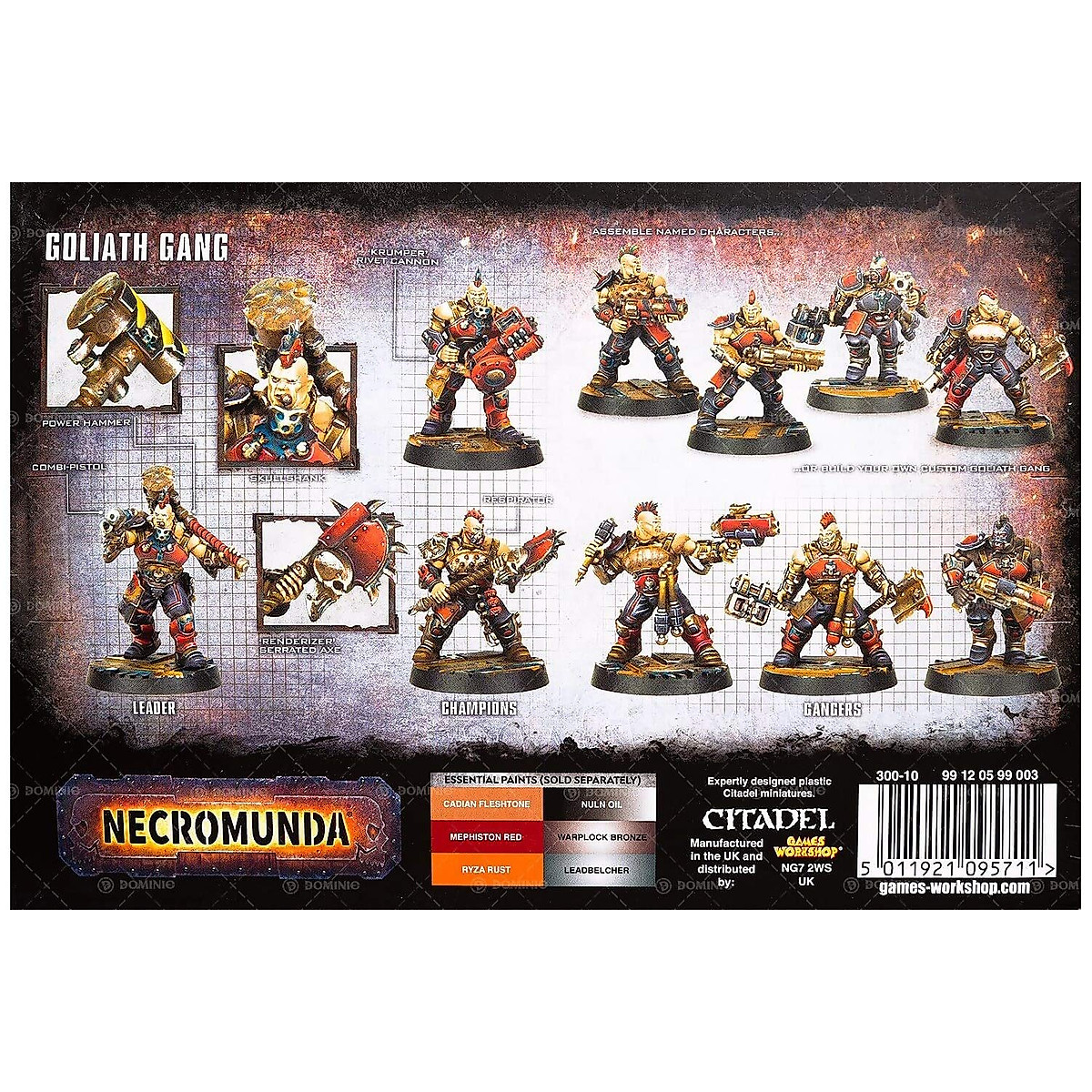 Games Workshop 99120599003 "Necromunda Goliath Gang Miniature