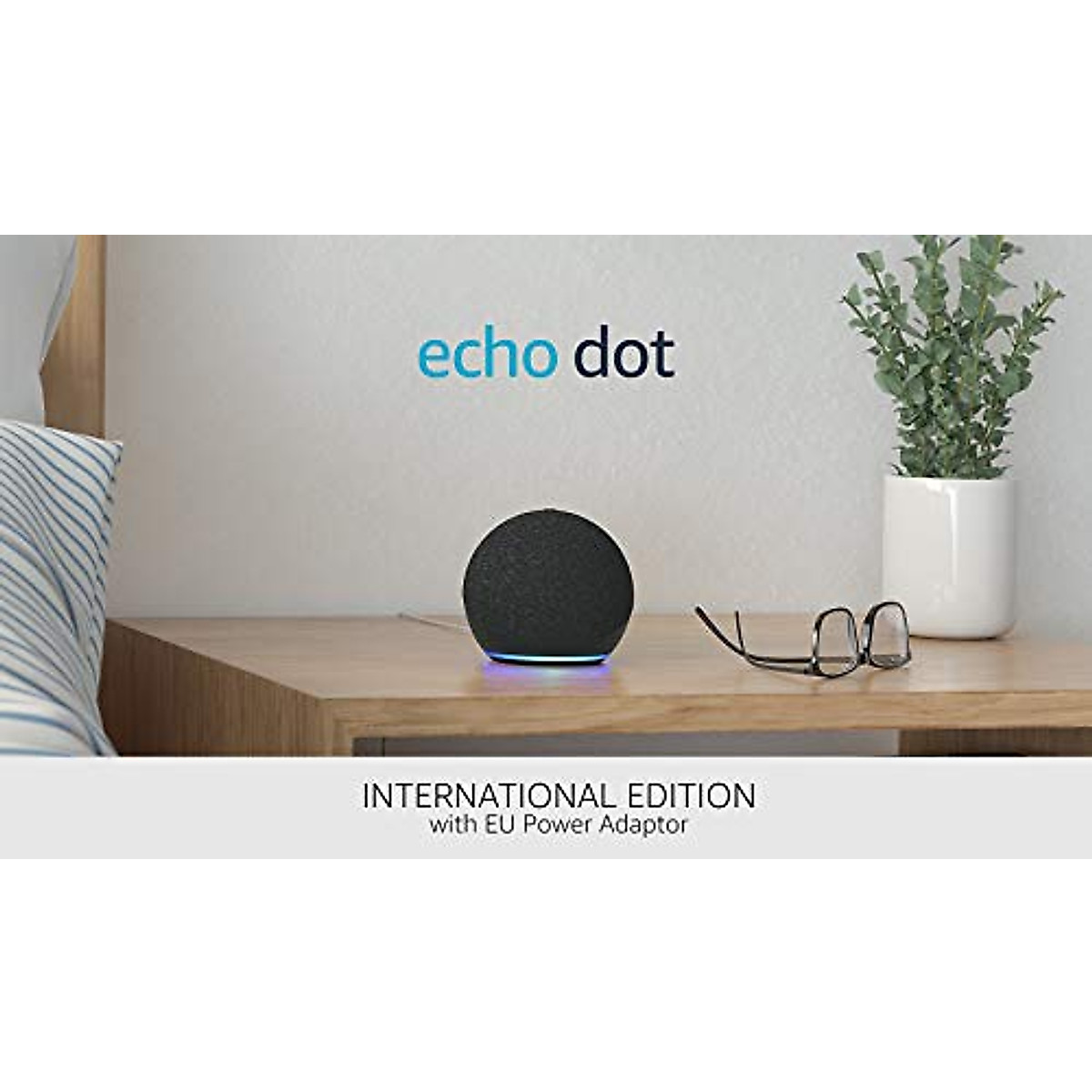 Echo Dot (4th generation) International Version | Smart speaker with Alexa | Charcoal