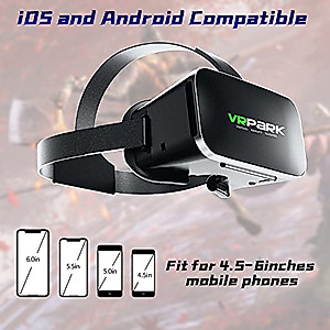 3D Augmented Reality Glasses-high Transmittance Virtual Reality Glasses That Realize The Max Giant Screen, Many Function Playstation VR Glasses, Widely Compatible with Virtual Reality Game Systems