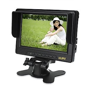 Lilliput 668GL 70NP/H/Y 7" On-camera Field HD Monitor For DSLR with HDMI Ypbpr and Composite Input