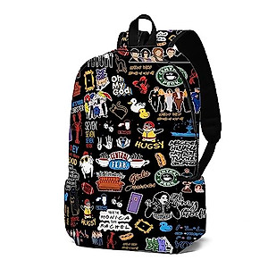 Eiajazet Anime Backpack Movie Bag Travel Hiking Daypack 17Inch Lightweight Backpack Perfect Gifts for Fans Men Women