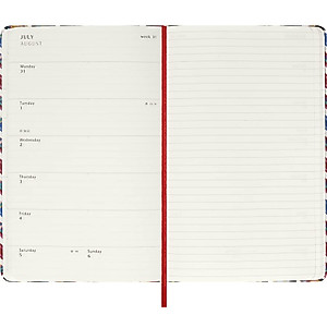Moleskine Limited Edition 2023 Weekly Notebook Planner Missoni, 12M, Large, Zig Zag Textile, Hard Cover (5 x 8.25)