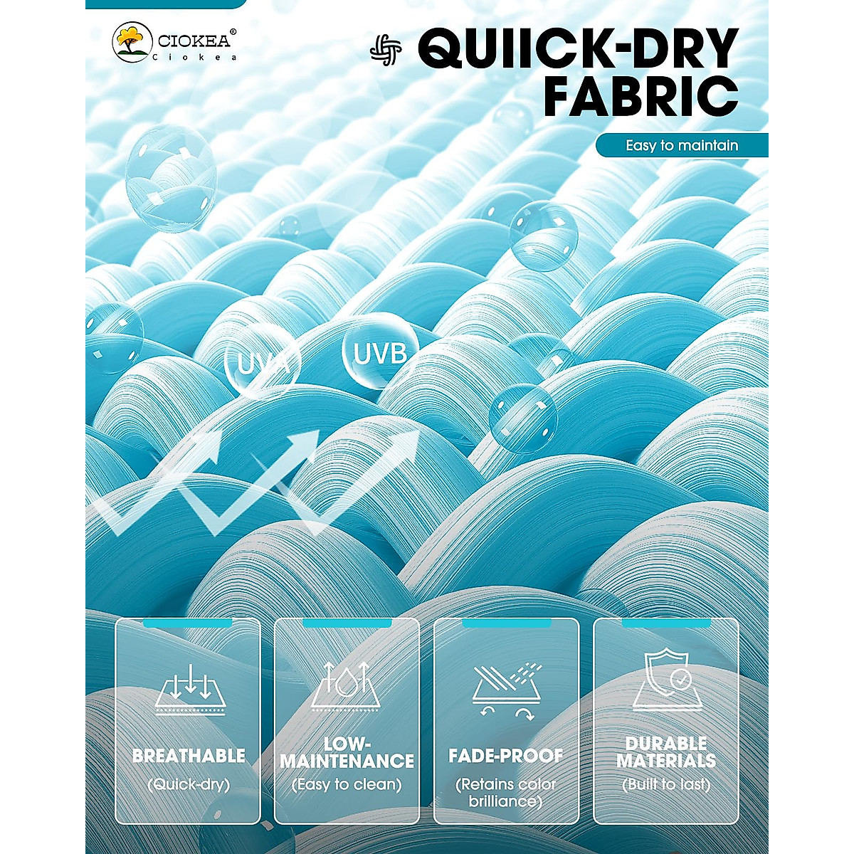 Aluminum Chaise Lounge Chair Outdoor with Wheels, Patio Lounge Chair with Adjustable 5-Position Recliner and Full Flat Tanning Chair for Patio, Beach, Pool, Lake Blue