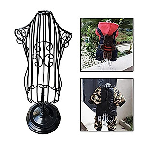 Bothyi 2X Dog Clothes Display Stands Display Rack for Dress Display Pet Clothes Doll Clothes