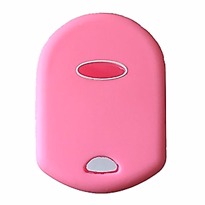Rpkey Silicone Keyless Entry Remote Control Key Fob Cover Case protector Replacement Fit For Ford Lincoln Mercury OUCD6000022 164-R8046 164-R7040 CWTWB1U722 (Pink)