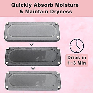 Coldairsoap Instant Dry Sink Organizer, kitchen Bathroom Sink Fast Drying Stone, Water Absorbing Stone Tray For Sink With 1Pcs Soap Rack(Grey)