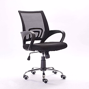 JTSQ Mesh Office Chair Executive Swivel Black Computer Home Desk Gaming Chair Office Chair Desk Chair Computer Chair Home Office Desk Chairs Gamer Chair Office Chairs Rolling Chair