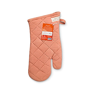 Full Circle Kind Collection Plant-Dyed Organic Cotton, Oven Mitt, Pomegranate